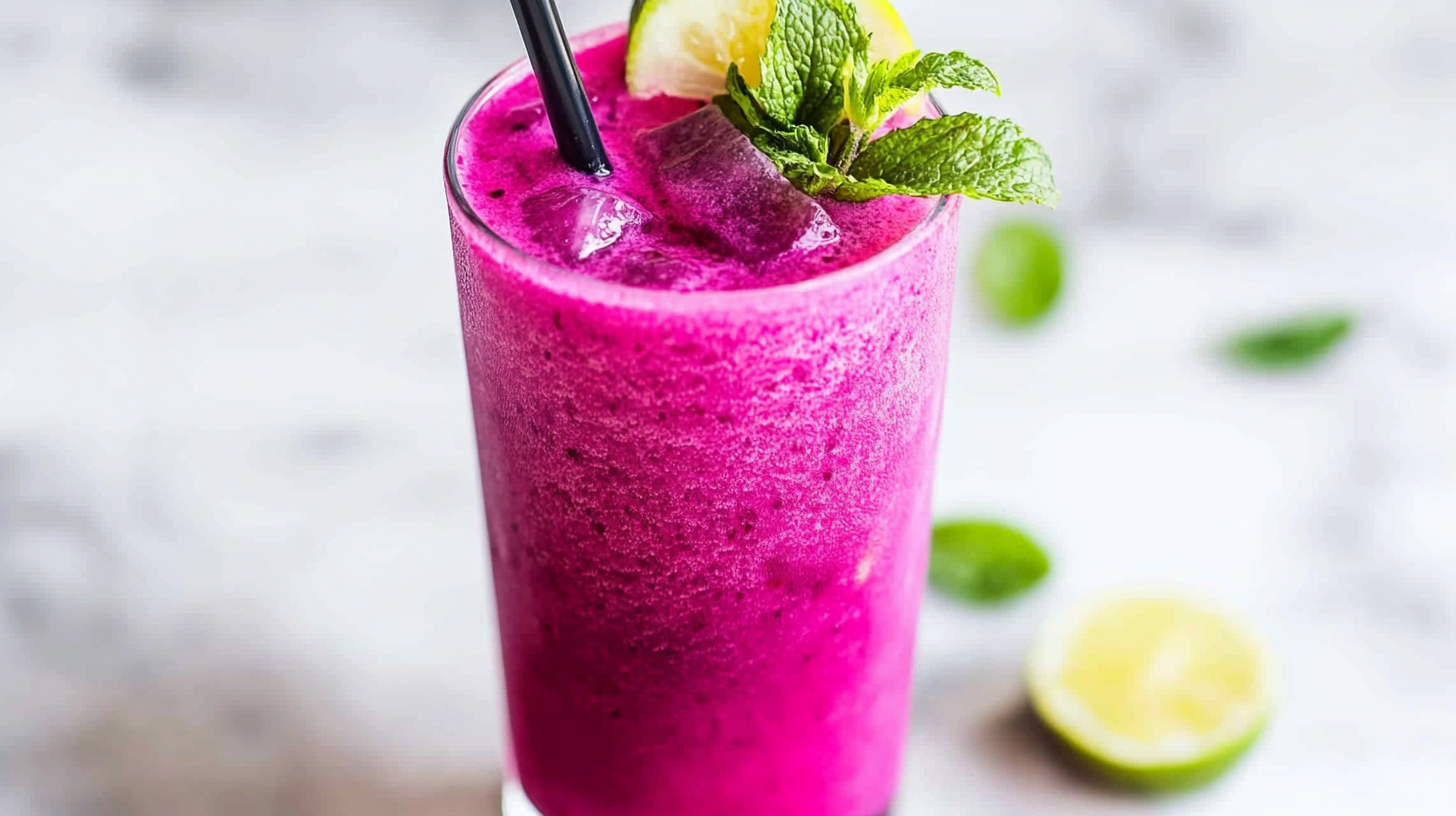 Dragon fruit drink: tropical, refreshing, and so easy! | Oh Là Là Recipes